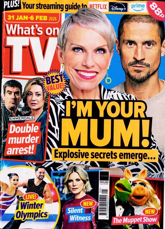 Whats on TV 31 Jan - 6 Feb 2026 Magazine – Charlotte Street Magazines